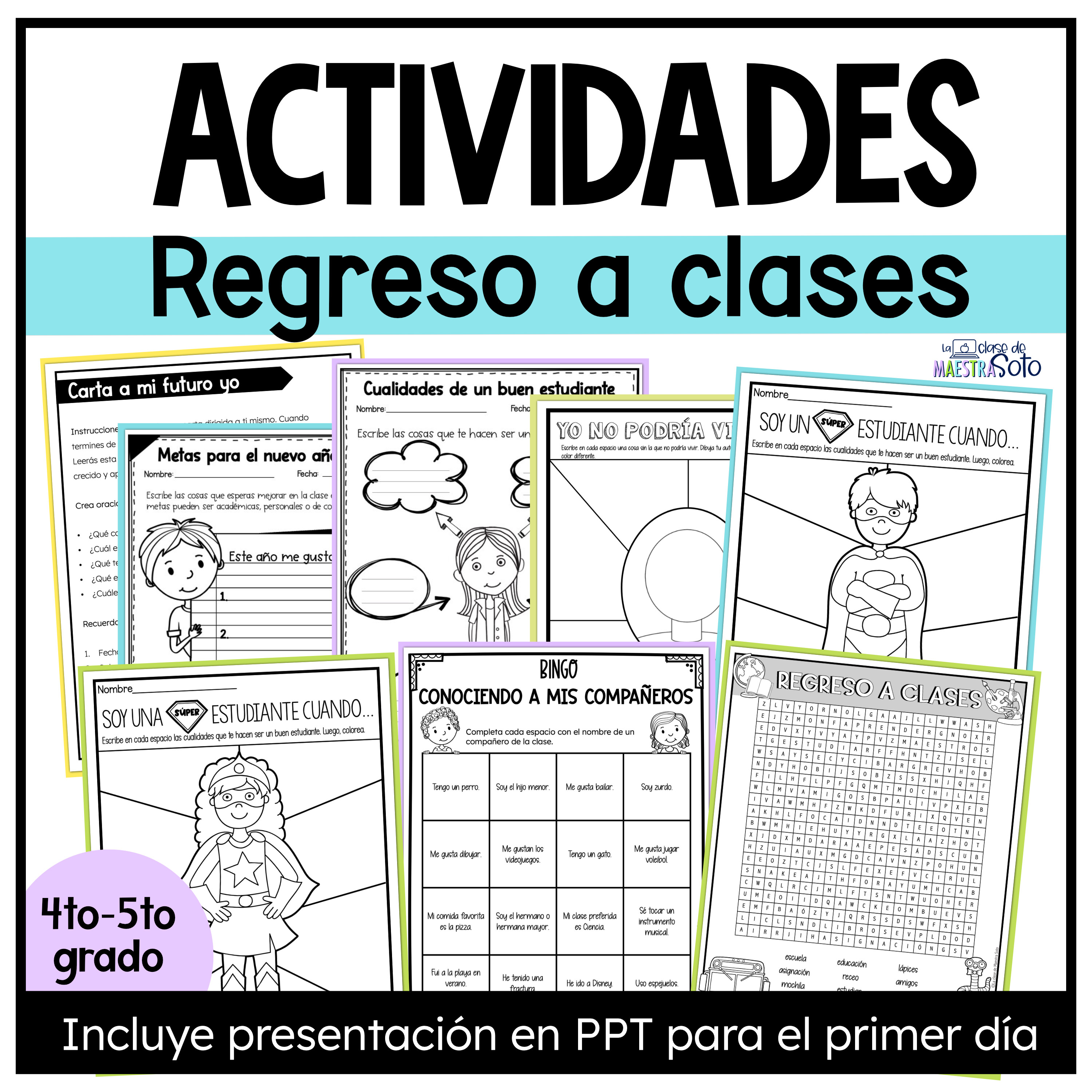 Hojas De Trabajo Para Conocerse En La Escuela Secundaria